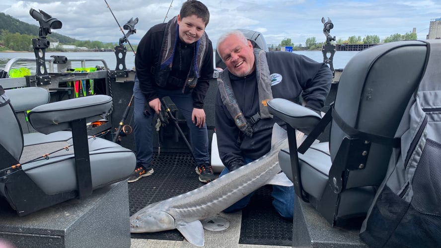 Sturgeon Catch And Release In Portland