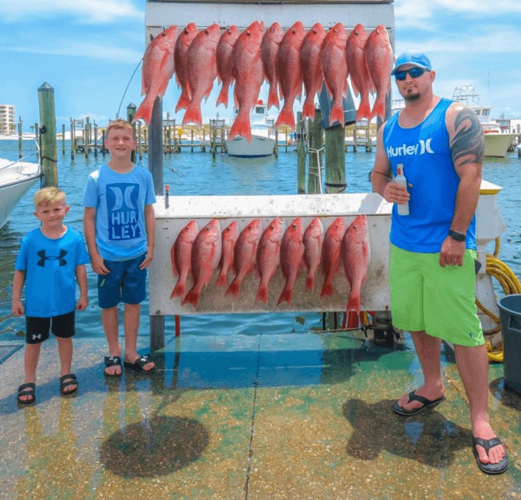Destin Red Snapper Trip In Destin