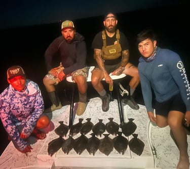Port Mansfield Flounder Gigging In Port Mansfield