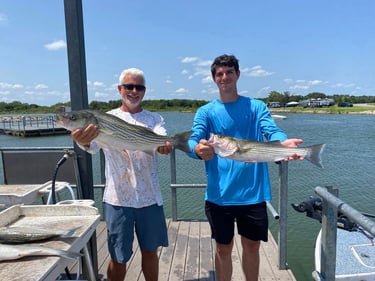 Spring Striper Guided Fishing Trip In Platter