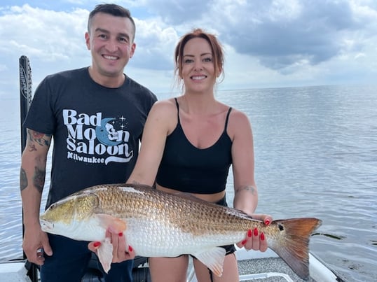 Fishing For Redfish In Venice, Louisiana